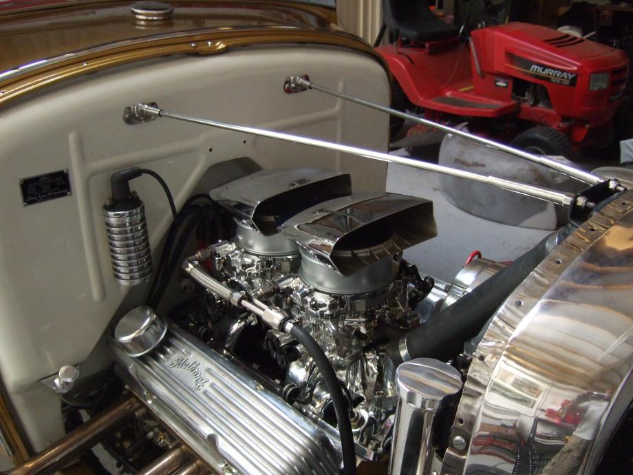 Vintage cal custom badger scoops for 4bbl