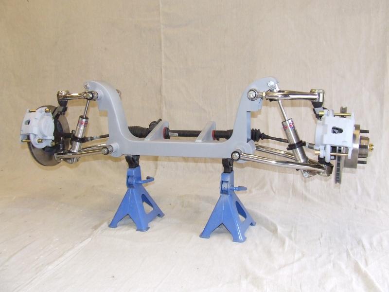 Complete independent front suspension.