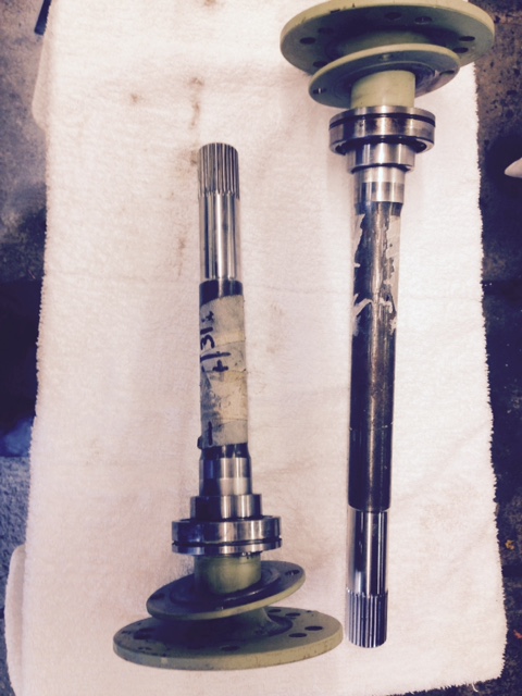 Narrowed 9" axle for slingshot