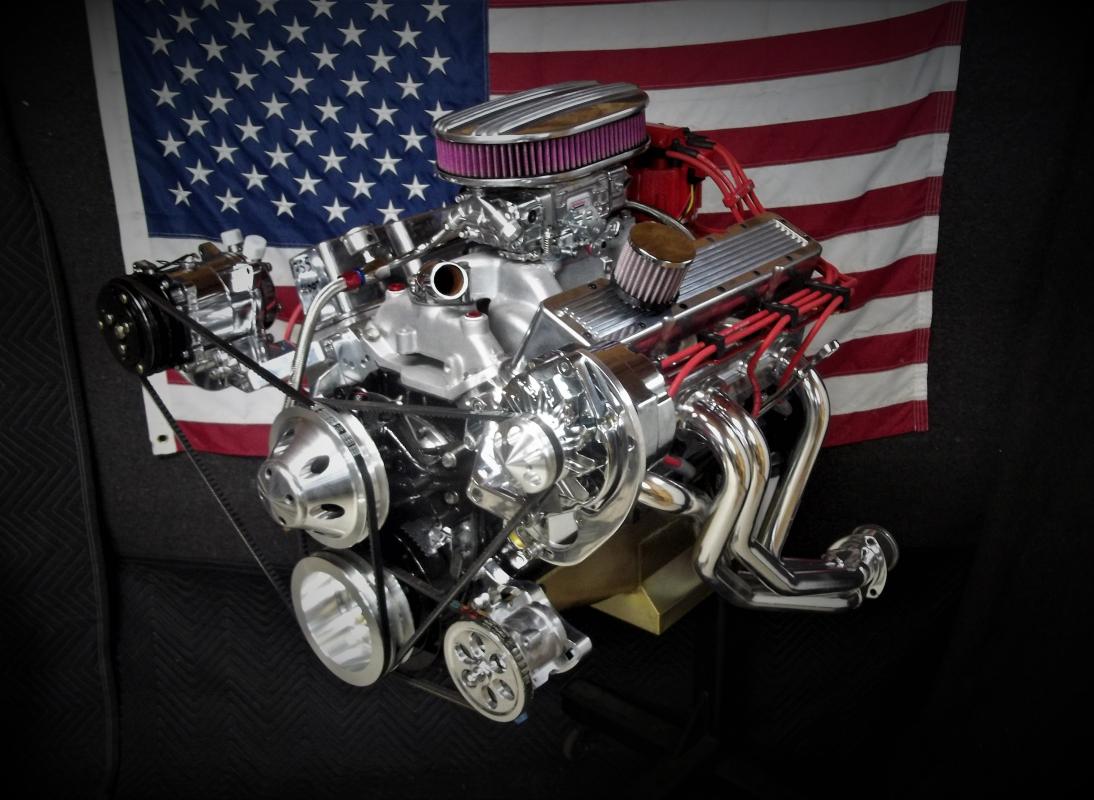 New SBC 355 cid 400+ BHP roller engine with P/S & A/C 100% Turn key