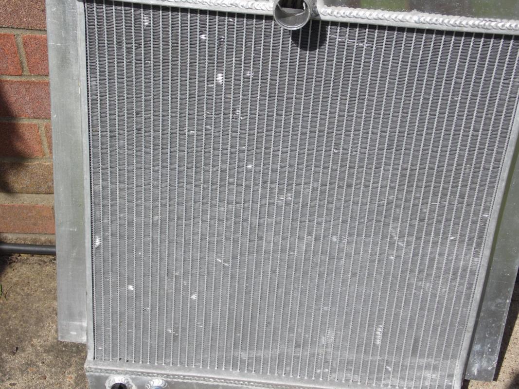 Aluminium Radiator and Flowmaster exhaust silencers for sale