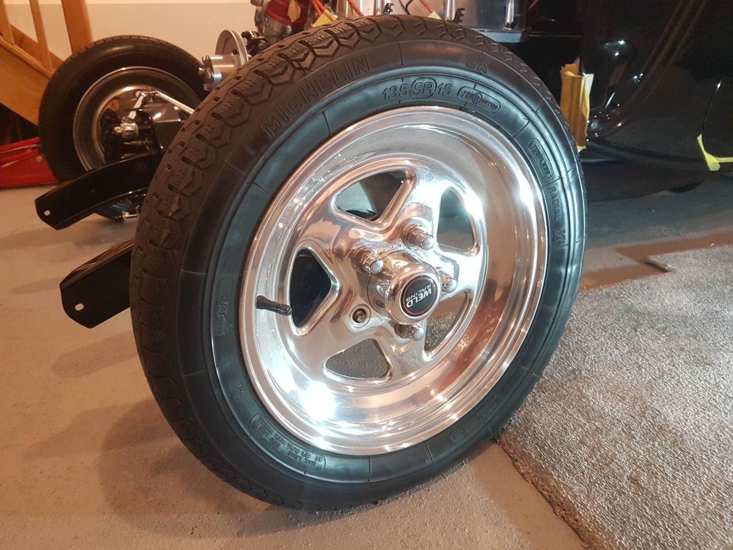 Weld Pro star Wheels & Mickey Thompsons 12" & 4.5" setup