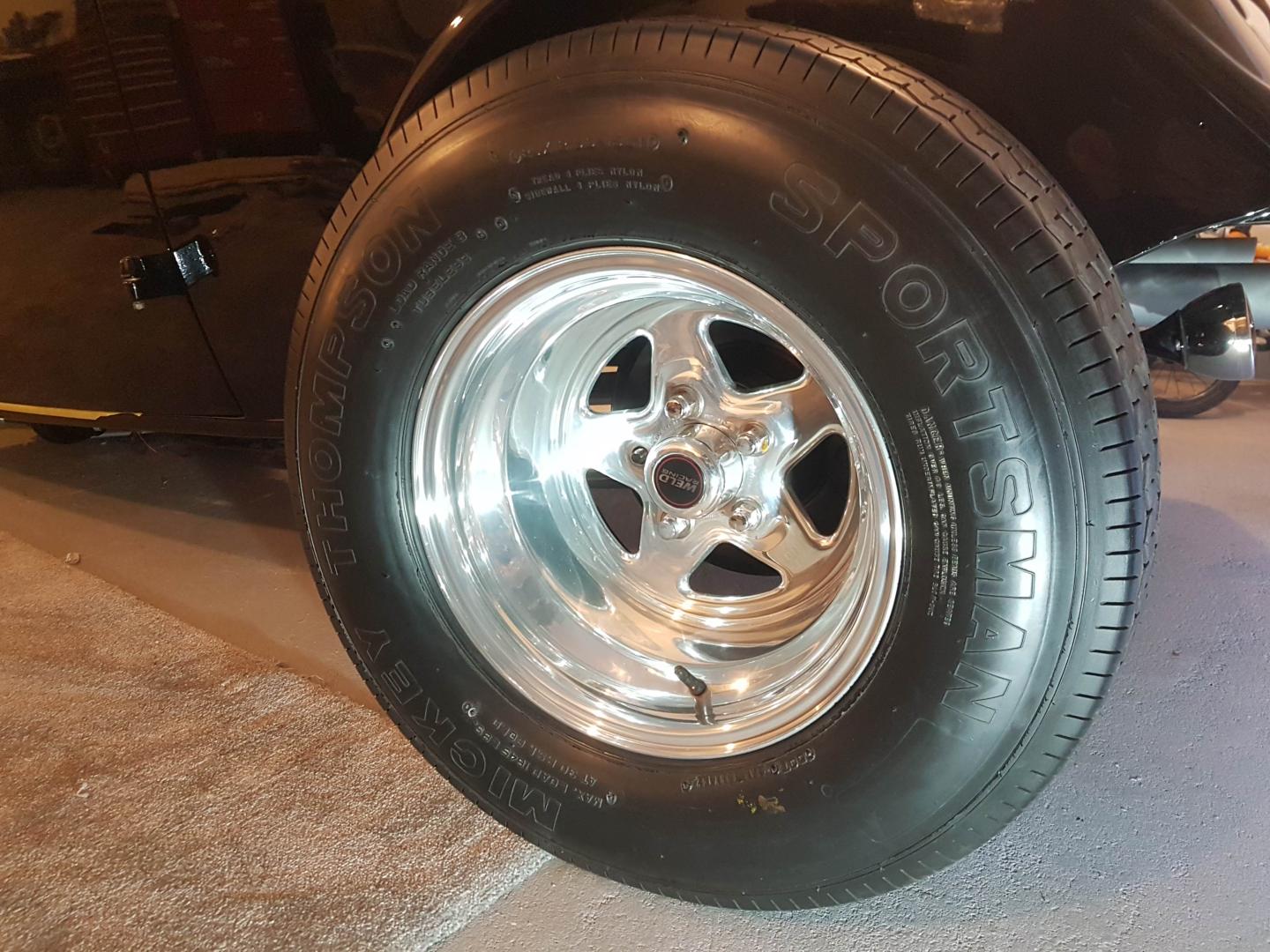 Weld Pro star Wheels & Mickey Thompsons 12" & 4.5" setup