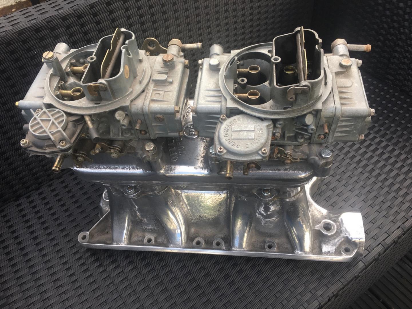 Small block ford tunnel ram and early ford brakes