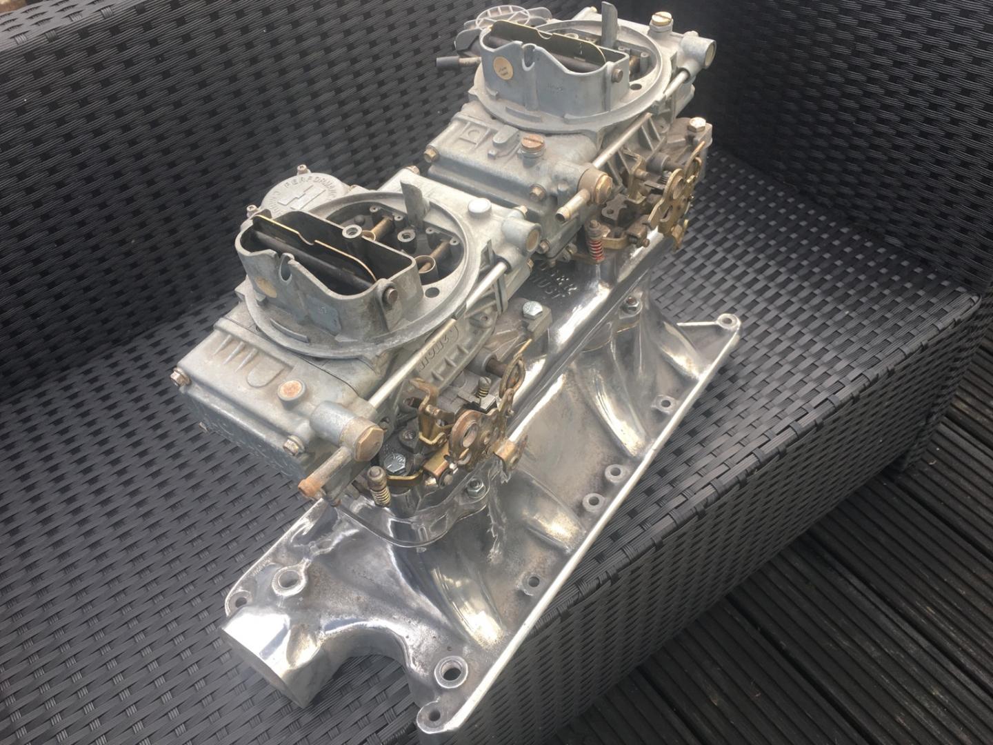 Small block ford tunnel ram and early ford brakes