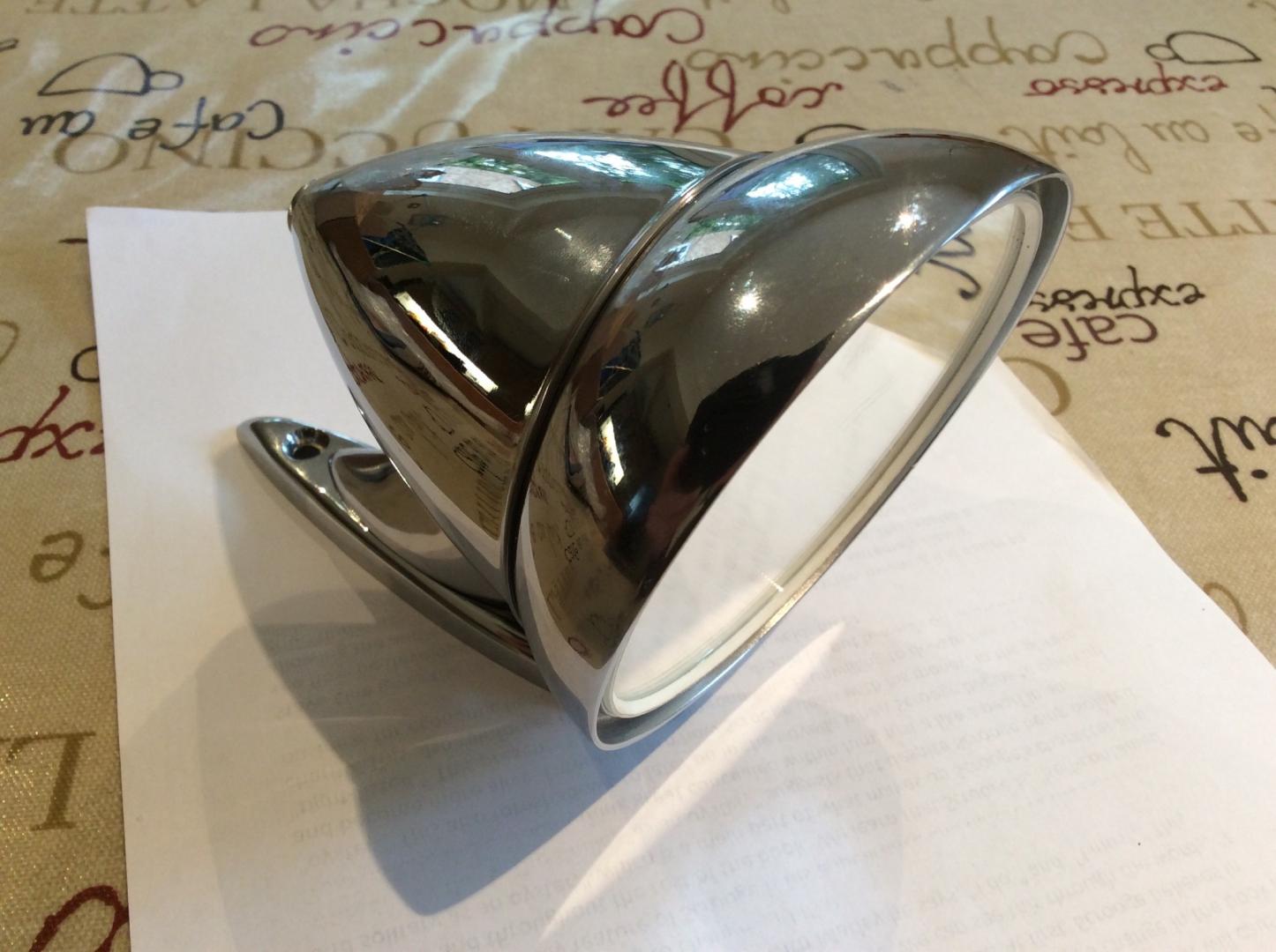 Bullet style wing mirror