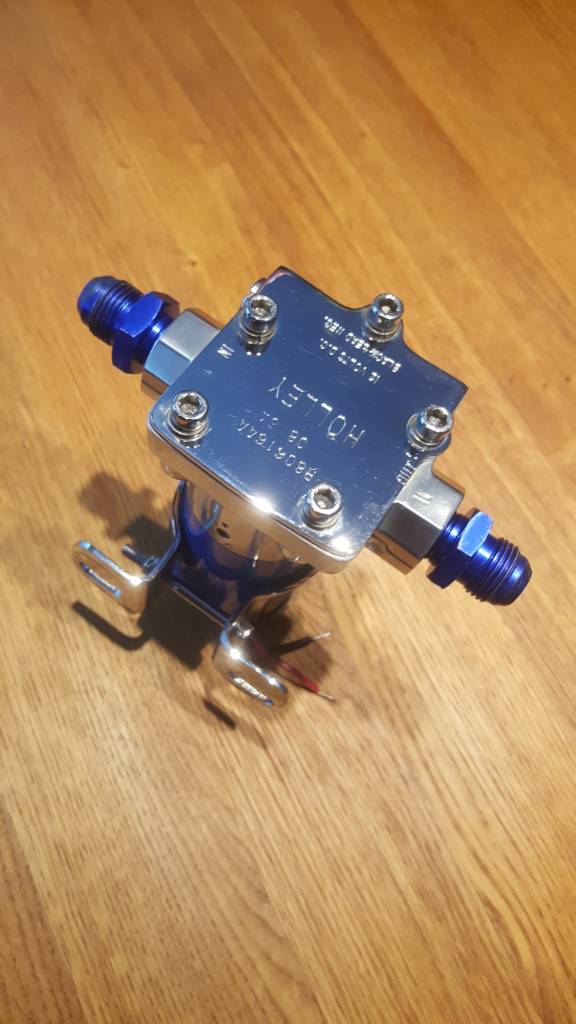 Blue " Holley" Fuel Pump..