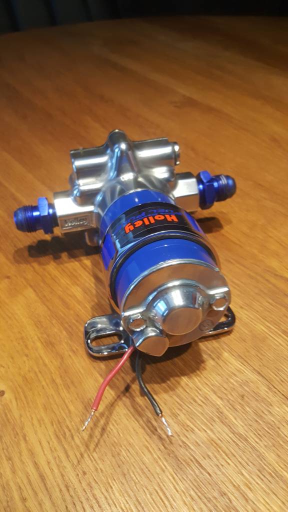 Blue " Holley" Fuel Pump..