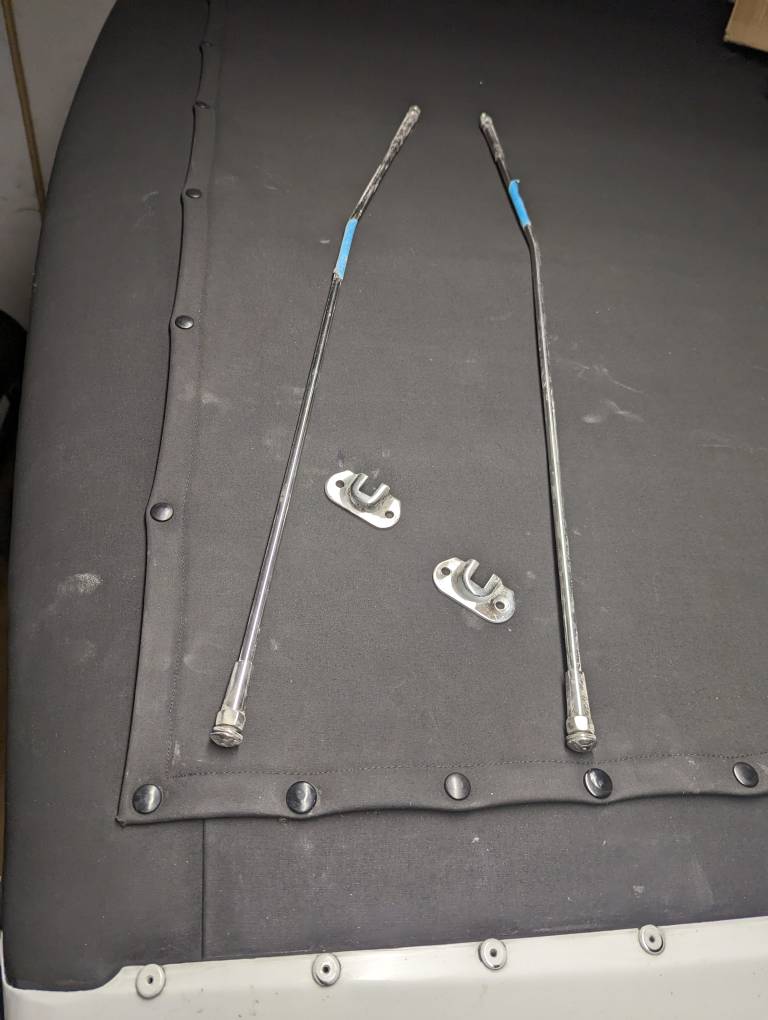 32 Ford Firewall Radiator Support rods and brackets