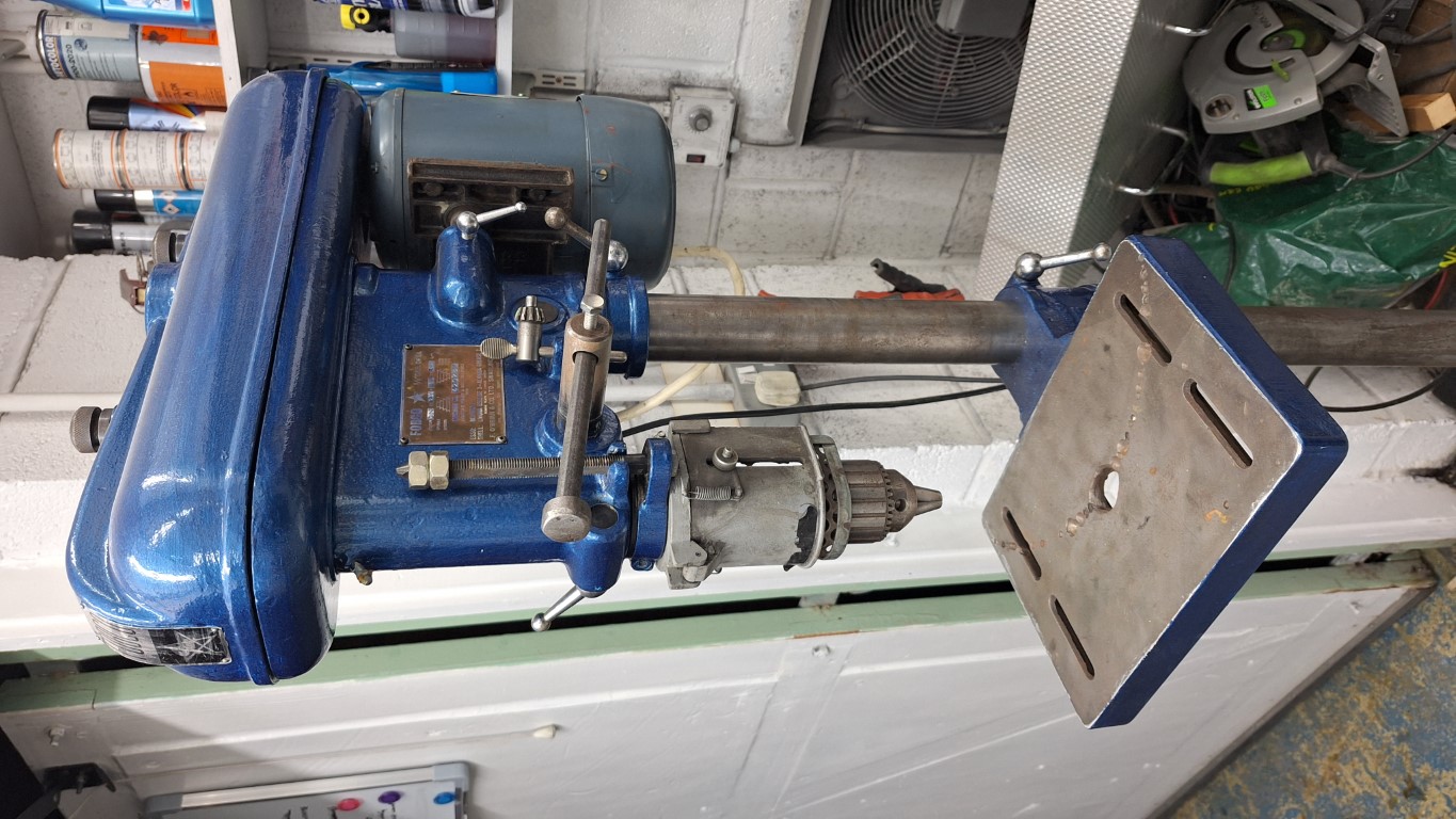 Floor standing Pillar drill.