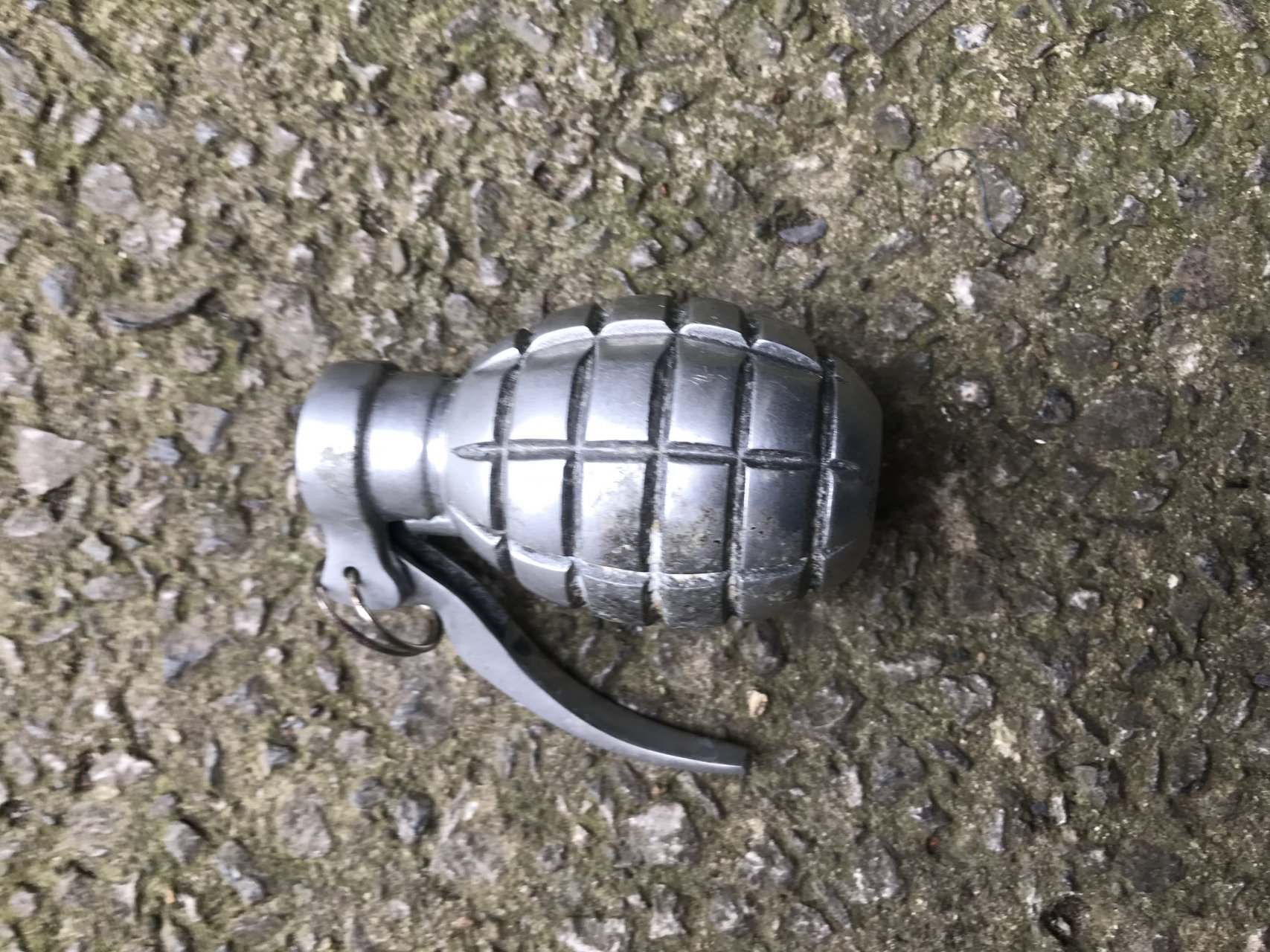 BOTH SOLD!! Old school Hand grenade gear knob and cal custom dagger ...